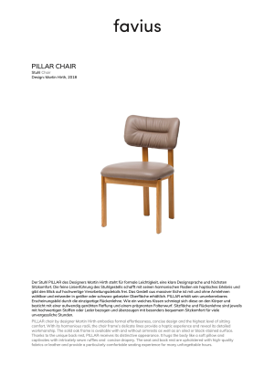 PILLAR CHAIR - favius
